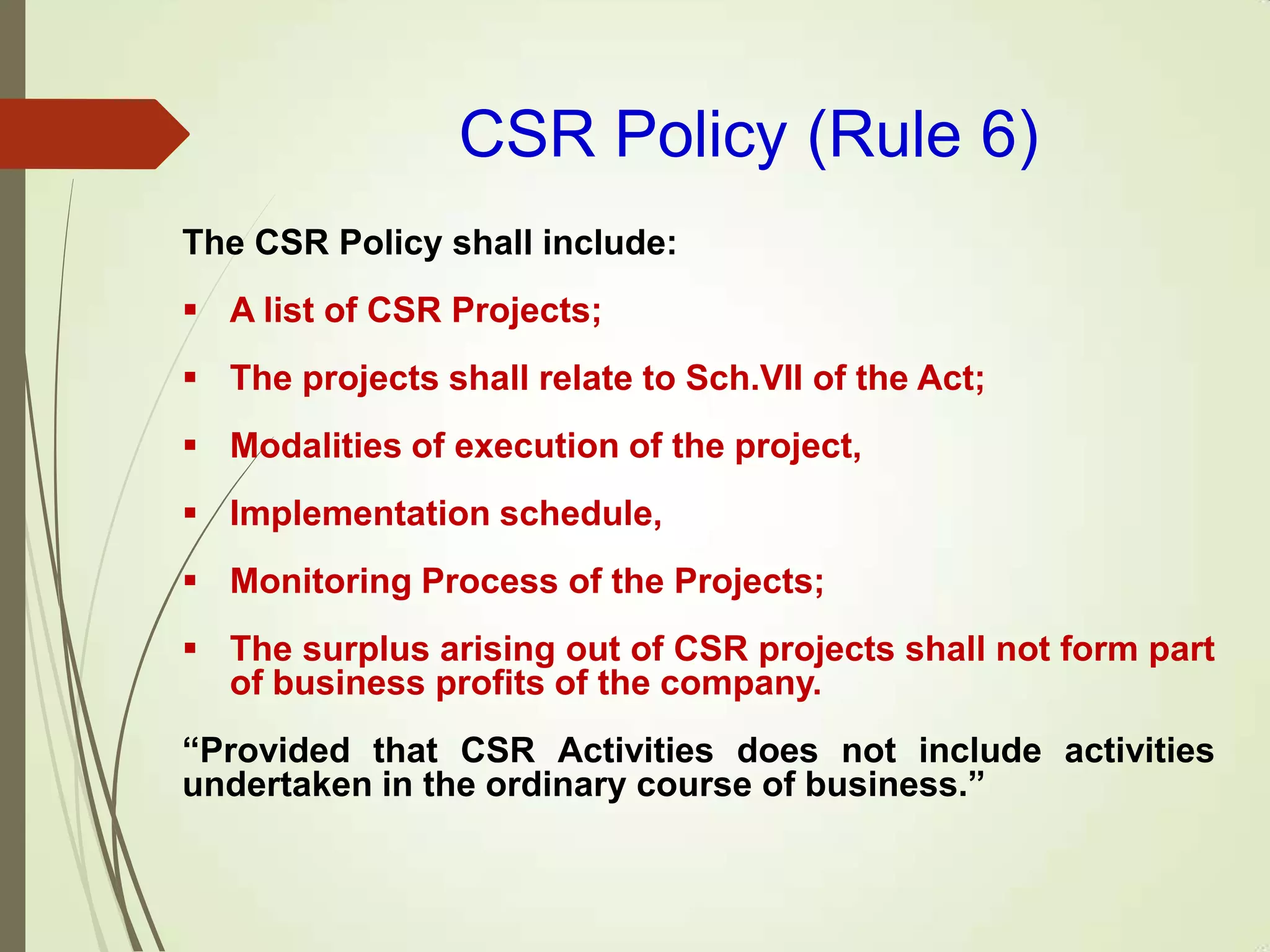 Corporate Social Responsibility (CSR) | PPSX