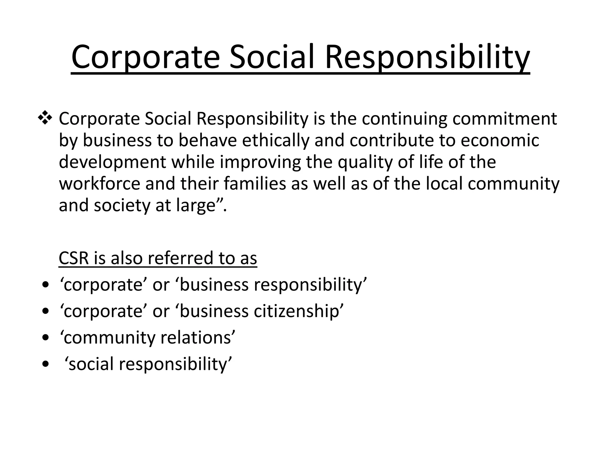 Corporate social responsibility | PPTX
