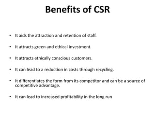 Corporate social responsibility | PPTX