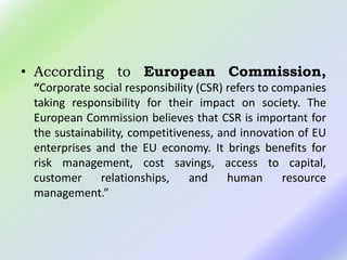 Corporate Social Responsibility | PPTX