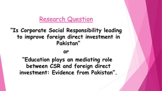 Corporate social responsibility | PPTX