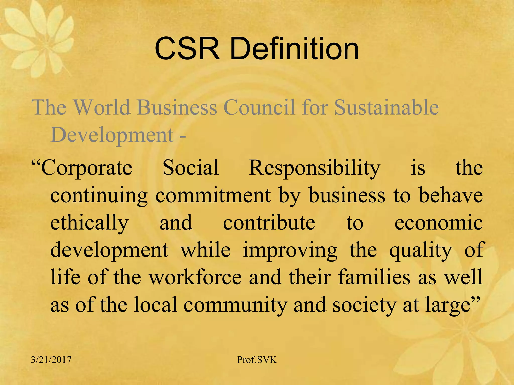 Corporate social responsibility | PPTX