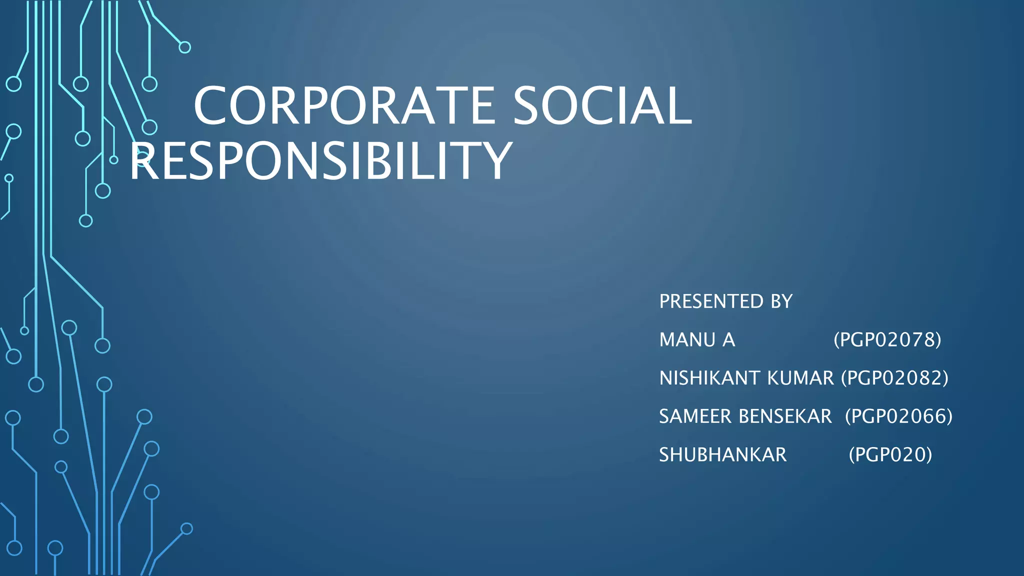 Corporate social responsibility | PPT
