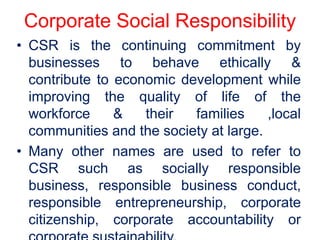 Corporate social responsibility | PPTX