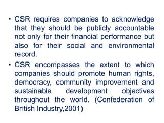Corporate social responsibility | PPTX
