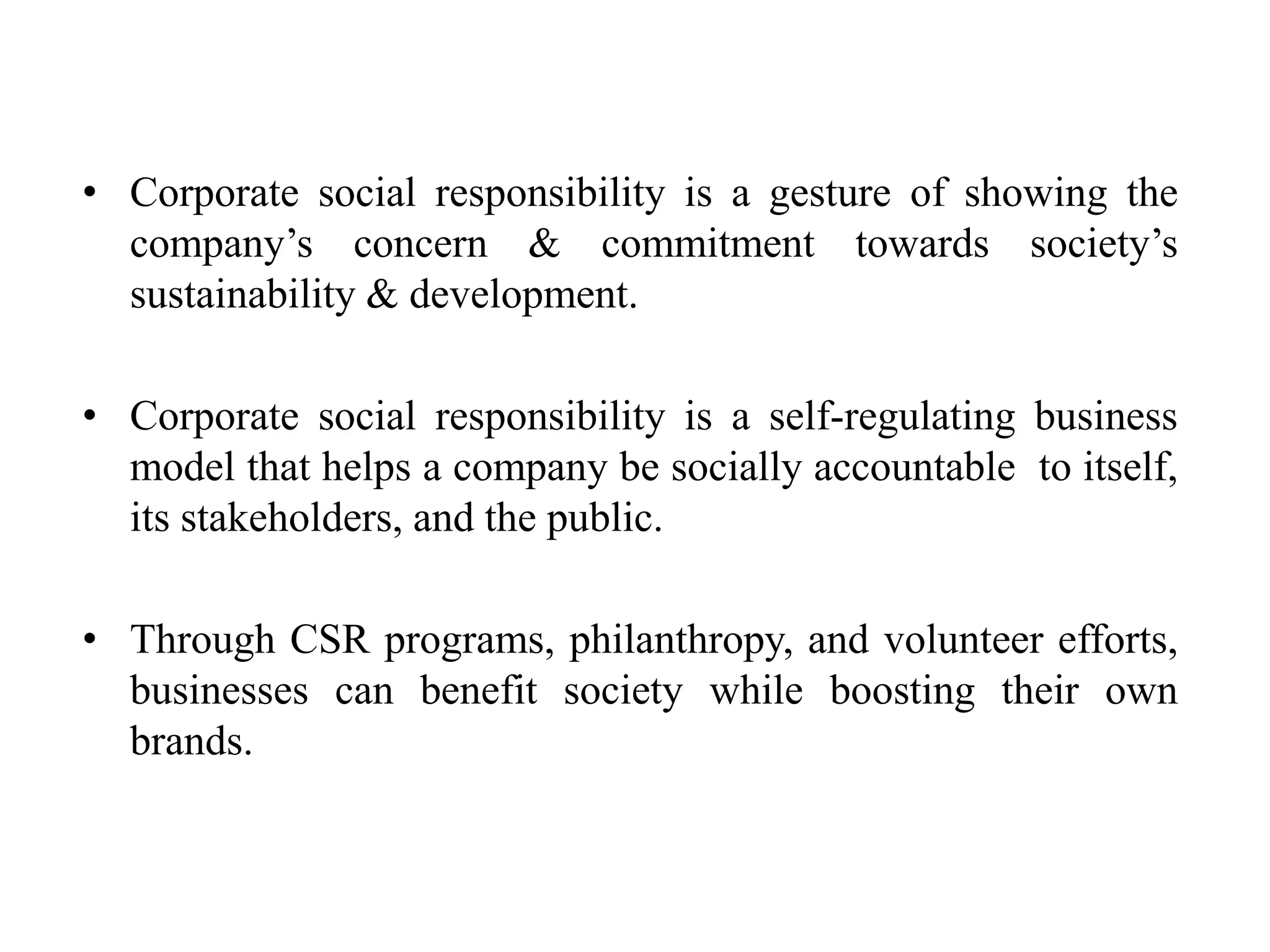 Corporate social responsibility | PPT