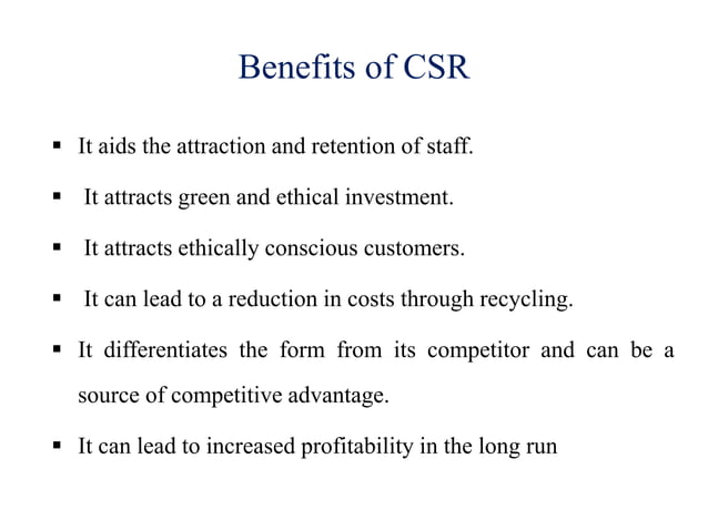 Corporate social responsibility | PPT