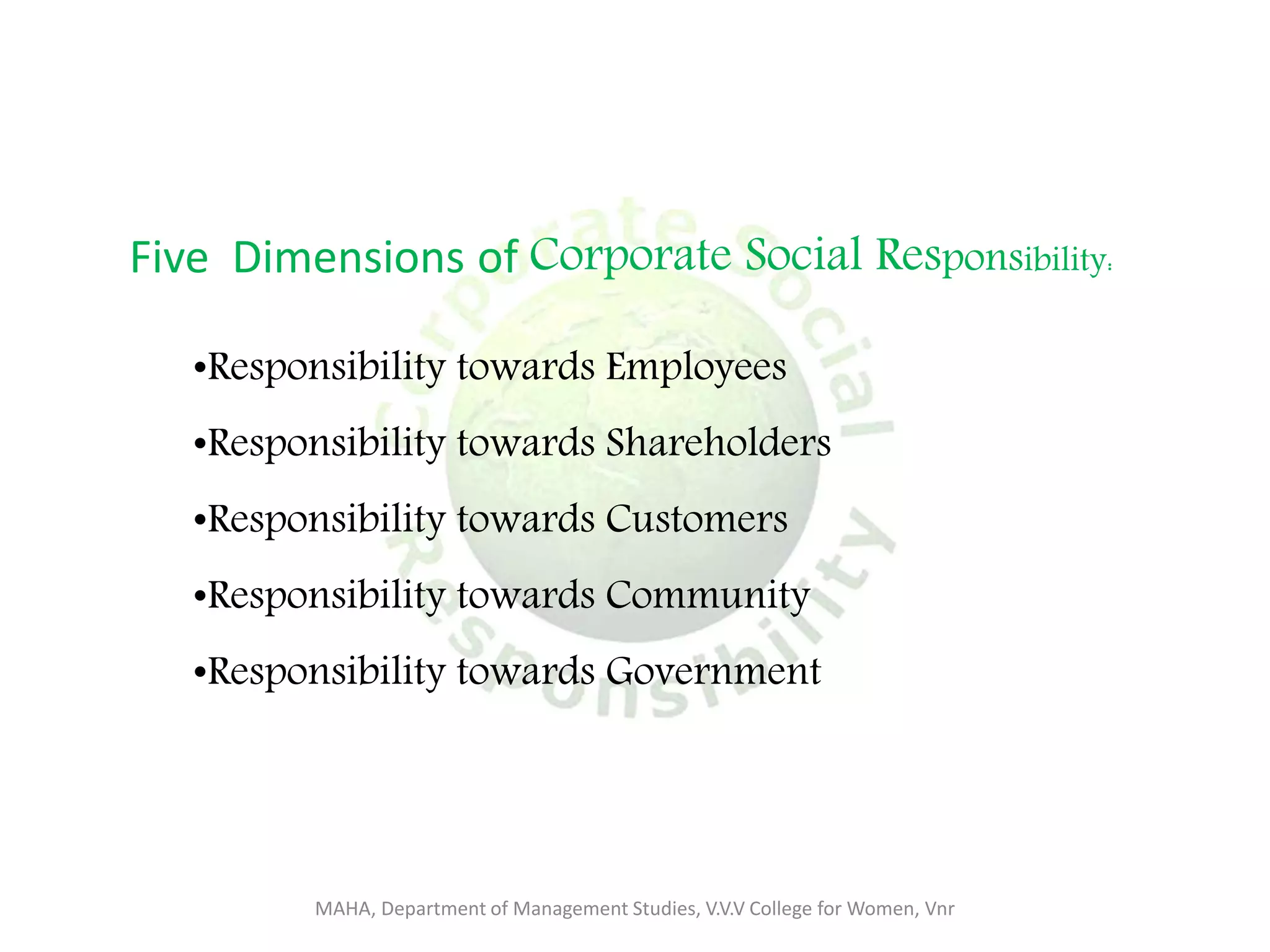 Corporate social responsibility | PPTX