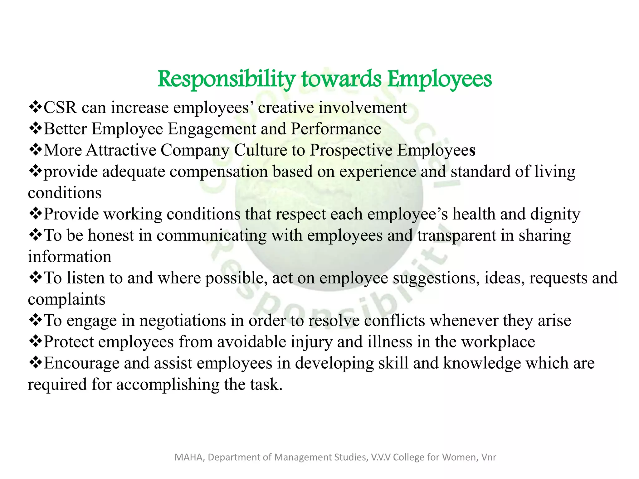 Corporate social responsibility | PPTX