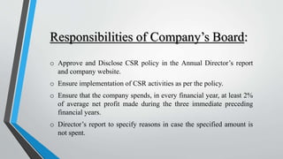 Corporate social responsibility | PPTX