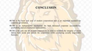 Corporate social responsibility | PPTX