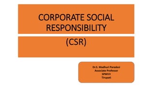 Corporate social responsibility | PPTX