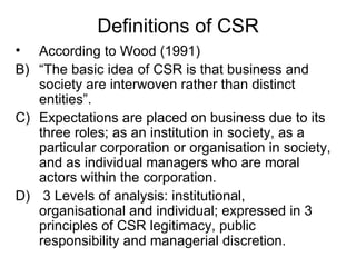 Corporate social responsibility 4 generations of csr | PPT