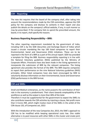 Corporate social responsibility - Aadhit B Balaji | PDF