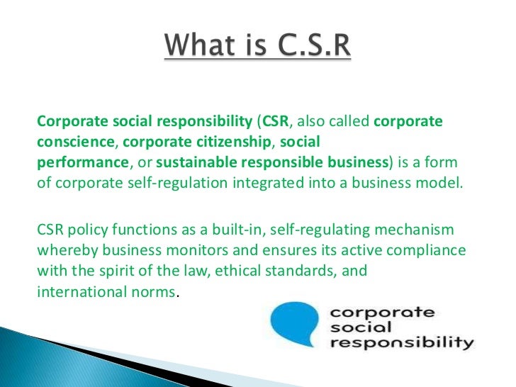 Corporate social responsibility (1)