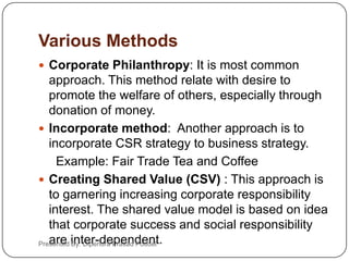 Corporate social responsibility 2013 | PPT