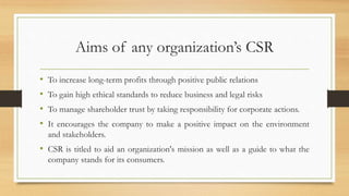 Corporate Social Responsibility (CSR) | PPTX