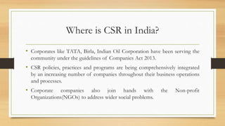 Corporate Social Responsibility (CSR) | PPTX