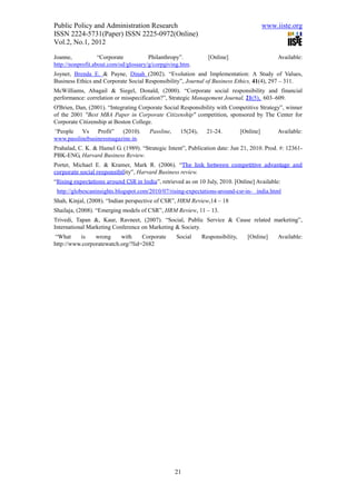 Corporate social responsibility competitive advantage or social concern ...