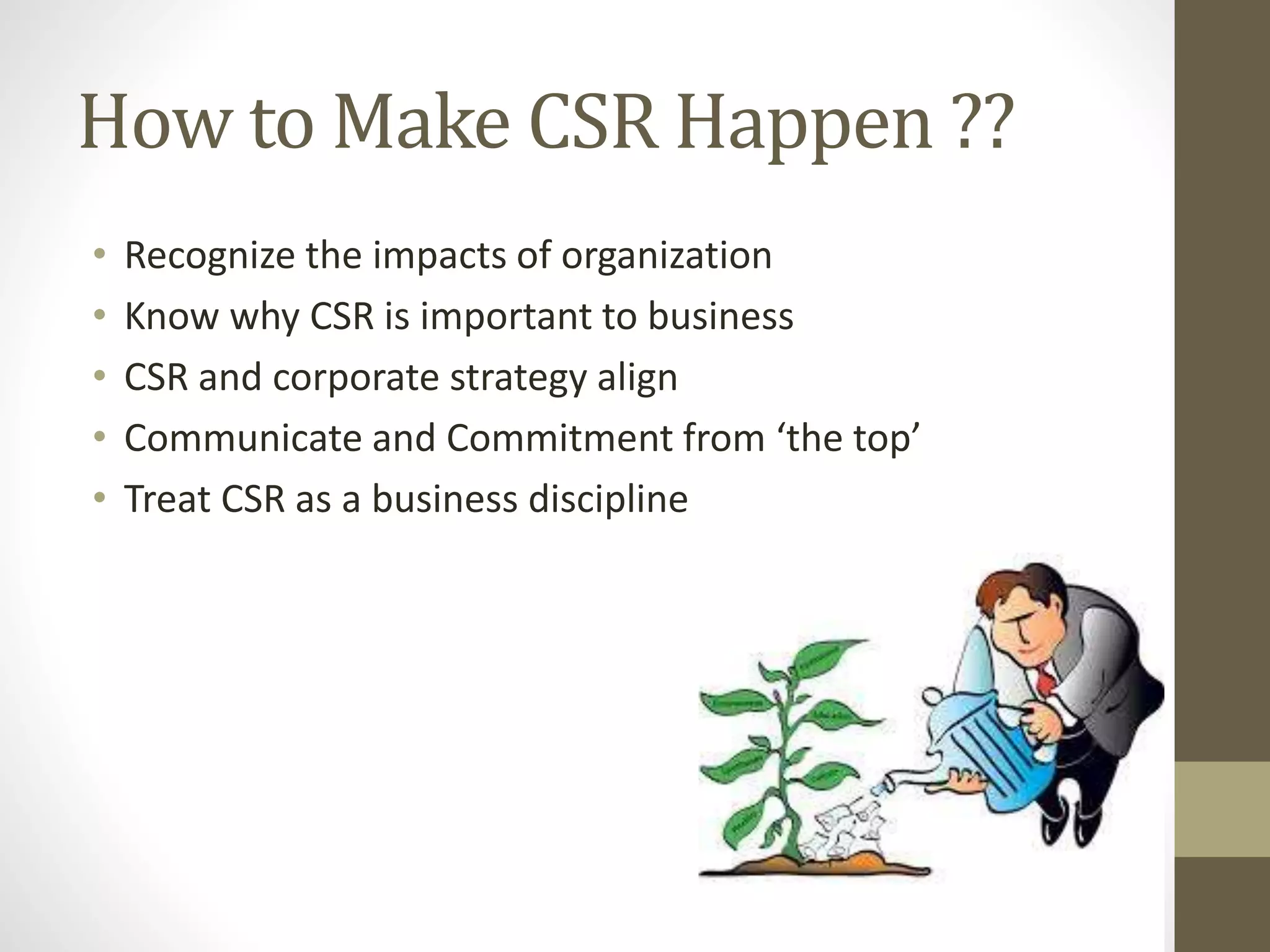 Corporate social responsibility (CSR) | PPTX