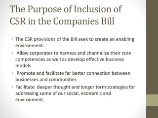 Corporate social responsibility (CSR) | PPTX