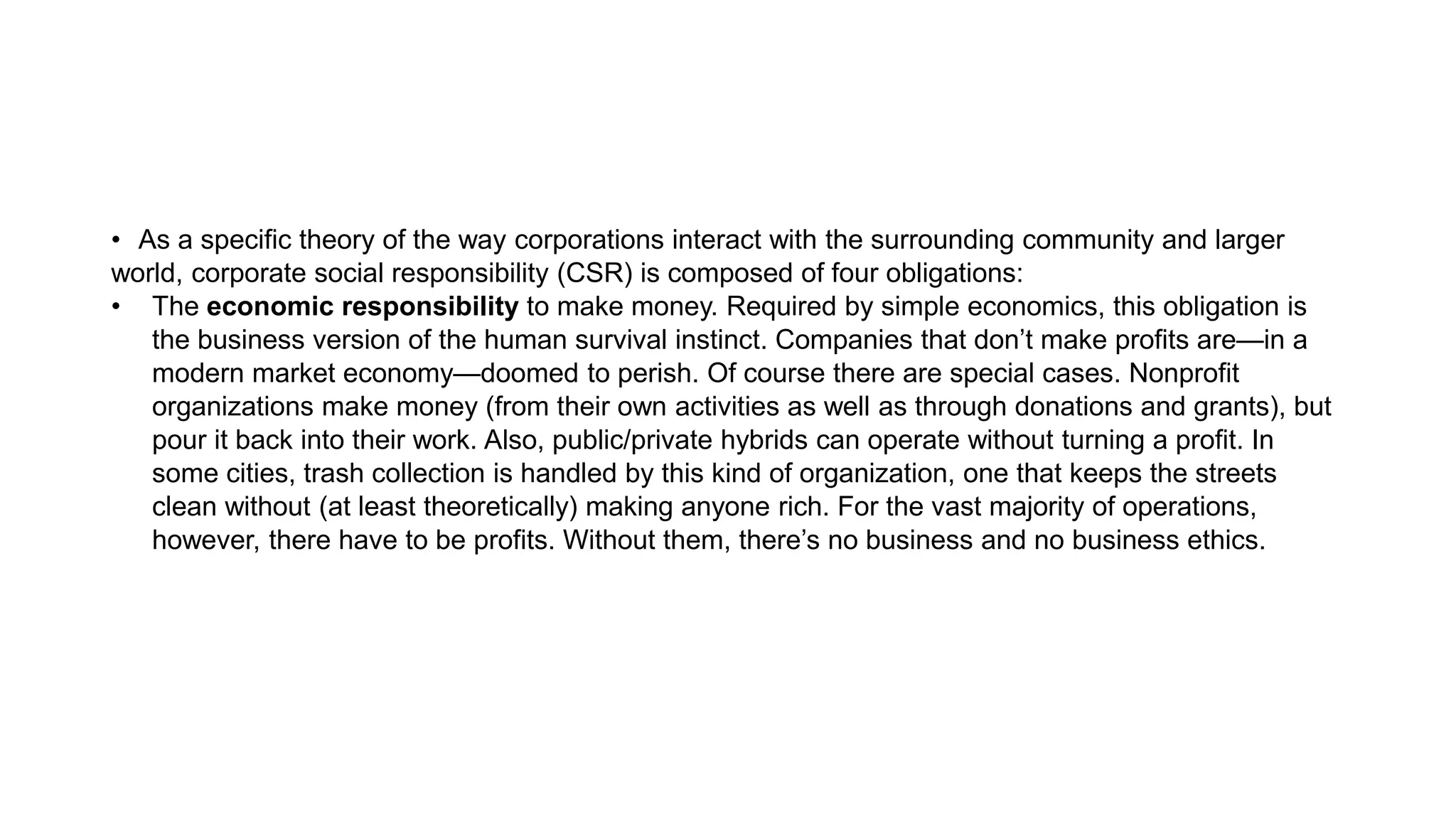 Corporate Social Responsibility Csr Pptx