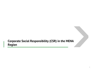 Corporate Social Responsibility (CSR) in the MENA Region | PDF