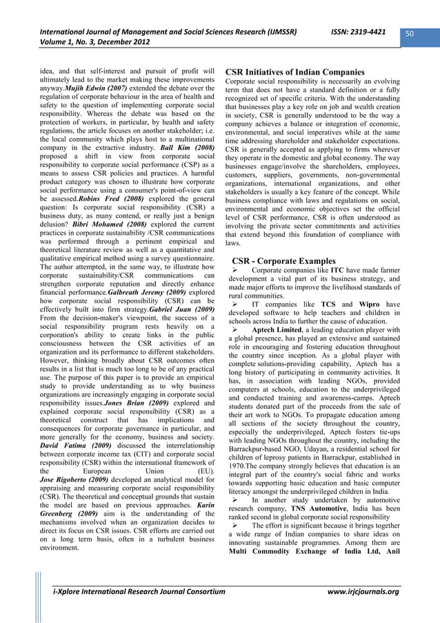 Corporate social responsibility_csr_over | PDF | Business | Business ...