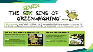 Corporate social responsibility and Green washing | PPTX