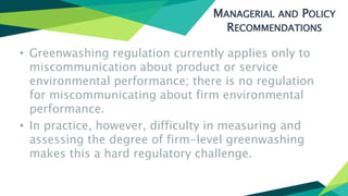 Corporate social responsibility and Green washing | PPT