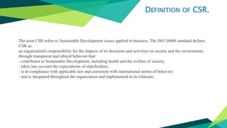 Corporate social responsibility and Green washing | PPT