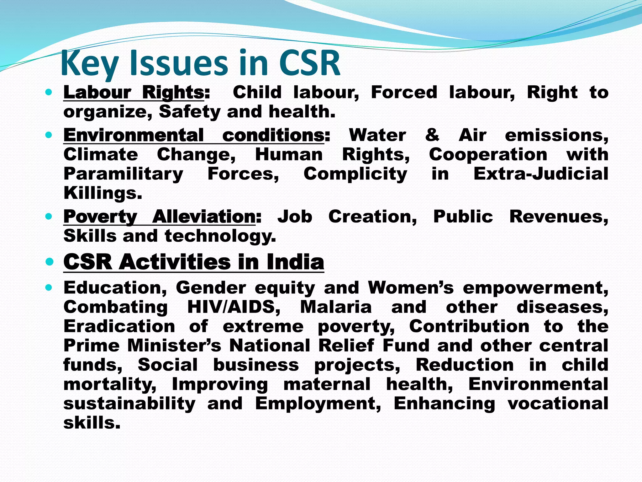 Corporate social responsibility in india | PPTX