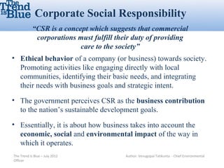 Corporate social responsibility in india | PPT