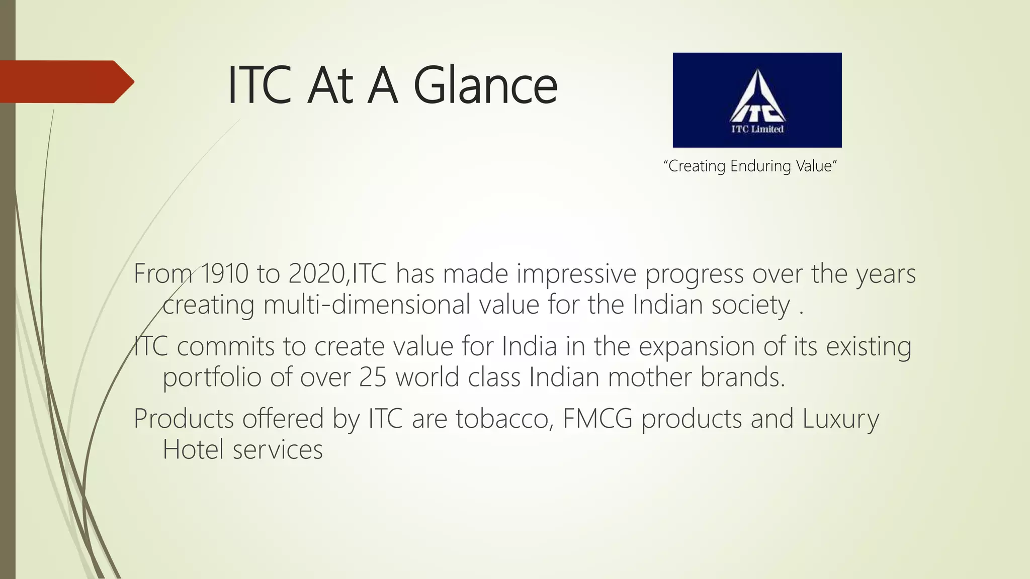 Corporate social responsibility (ITC limited) | PPTX
