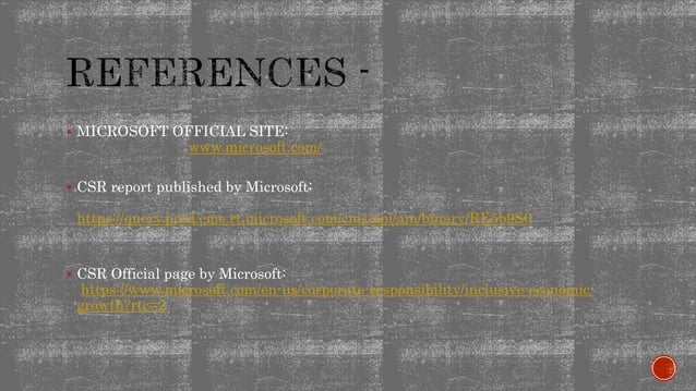 CORPORATE SOCIAL RESPONSIBILITY – MICROSOFT INC.pptx