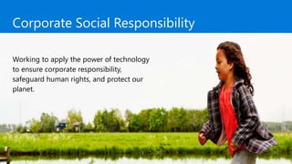 Corporate social responsibility policy | PPTX | Non-Profit Organizations | Industries