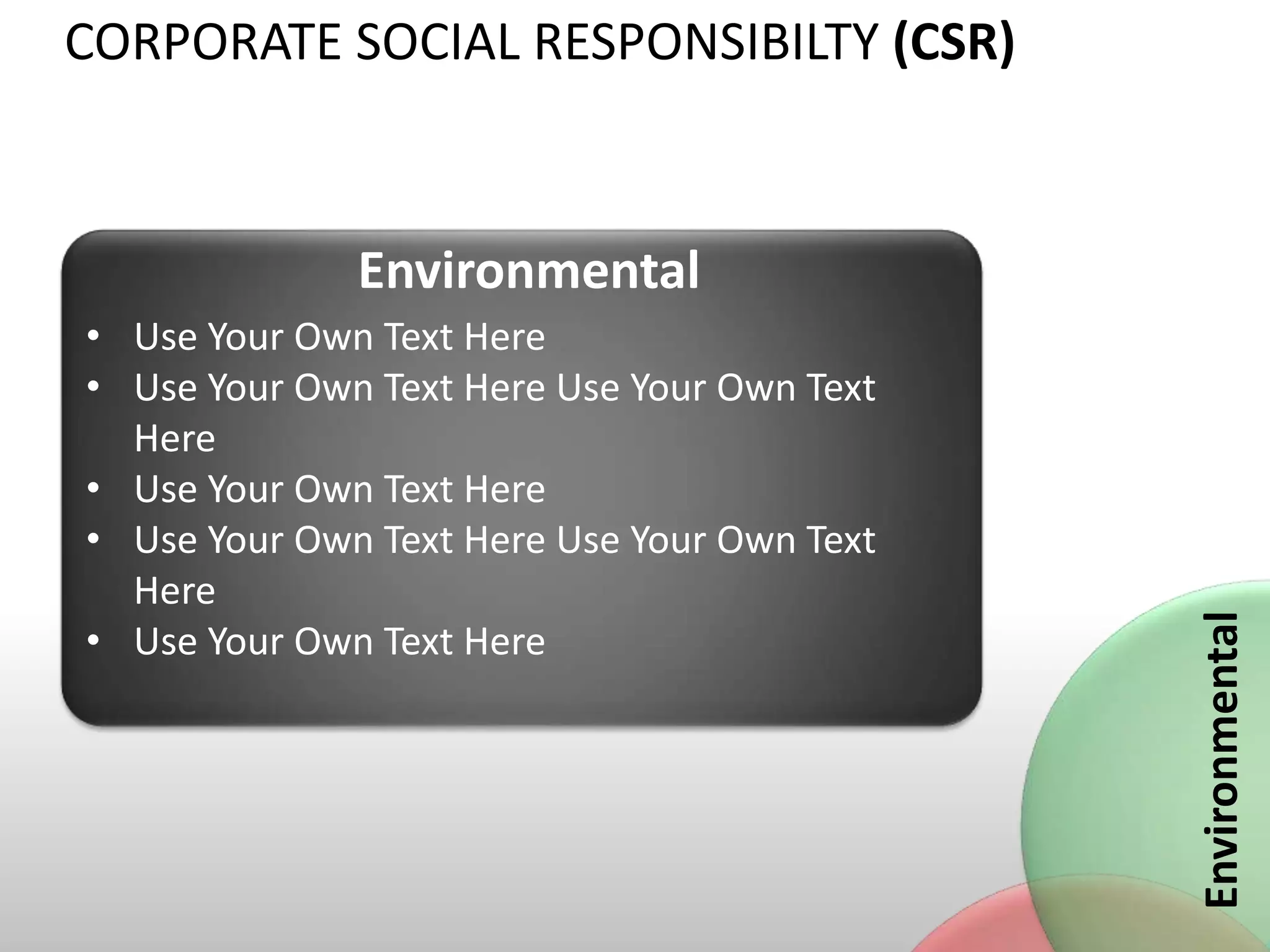 Corporate social responsibility powerpoint presentation templates | PPTX