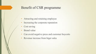 Corporate social responsibility practices in india | PPTX