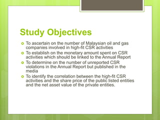 Corporate Social Responsibility Reporting within the Malaysian Oil and ...