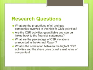 Corporate Social Responsibility Reporting within the Malaysian Oil and ...