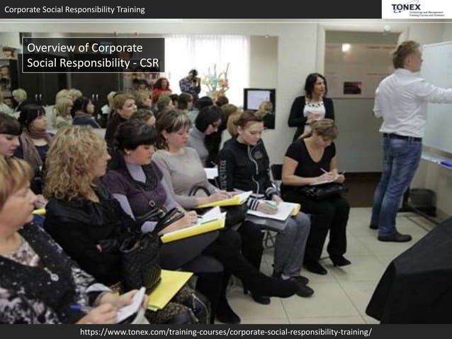 Most Popular Corporate Social Responsibility (CSR) Training - Tonex ...