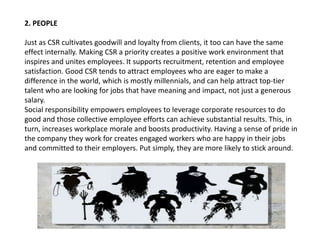 Corporate social responsibility infosys | PPTX