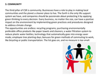 Corporate social responsibility infosys | PPTX