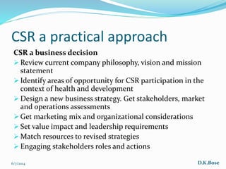 Corporate social responsibilty kerala | PPT