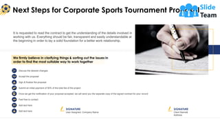 Corporate Sports Tournament Proposal PowerPoint Presentation Slides | PDF