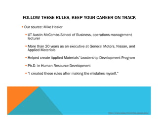 13 Rules for Corporate Survival | PDF