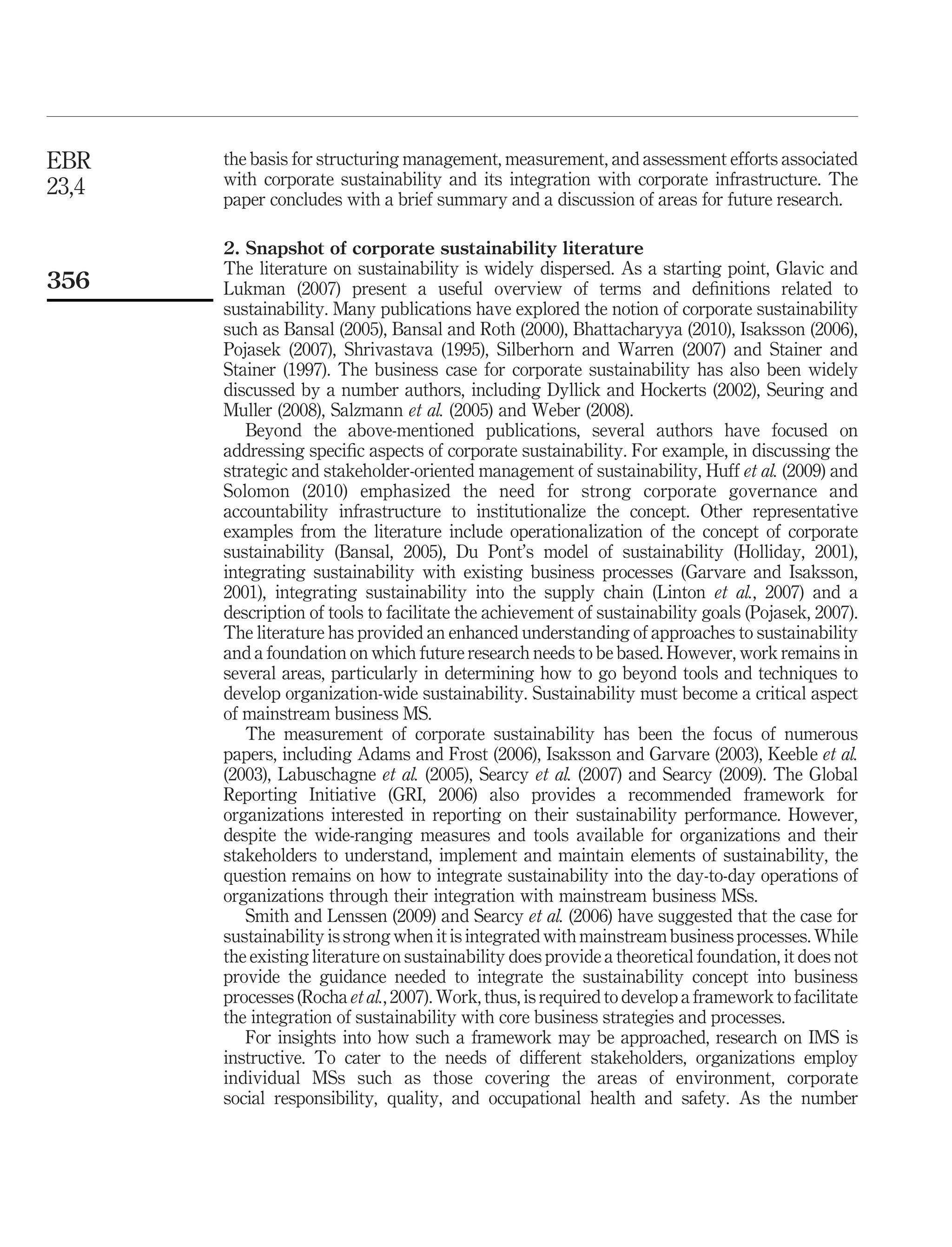 Corporate sustainability | PDF
