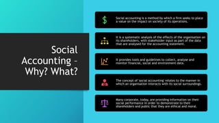 Corporate Sustainability - Social Accounting | PPTX