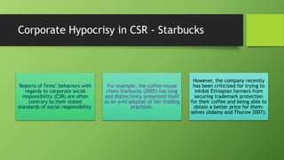 Corporate Sustainability - Theoretical Framework | PPTX