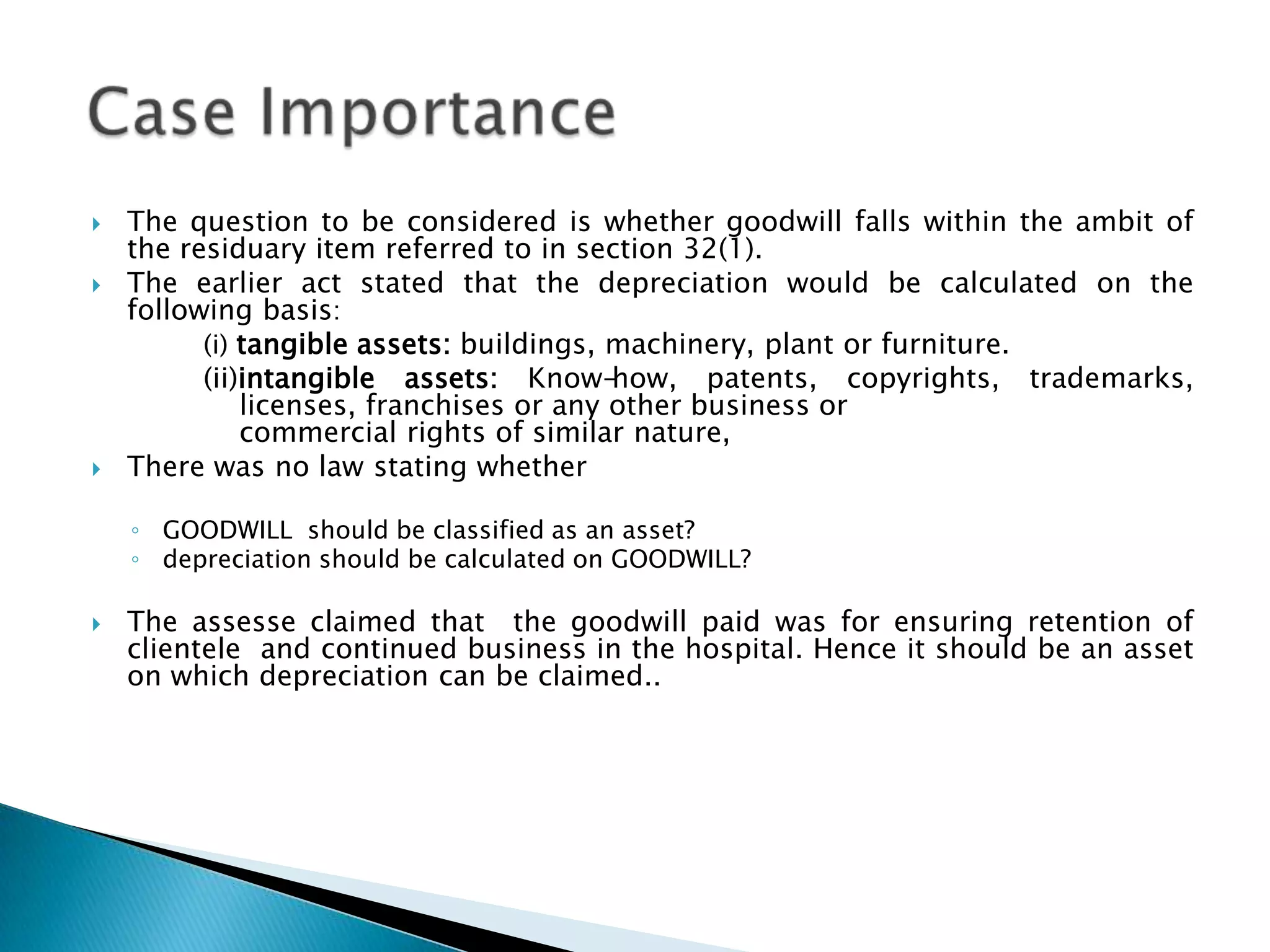 B. Ravindran Pillai v. CIT - Corporate taxation presentation | PPTX
